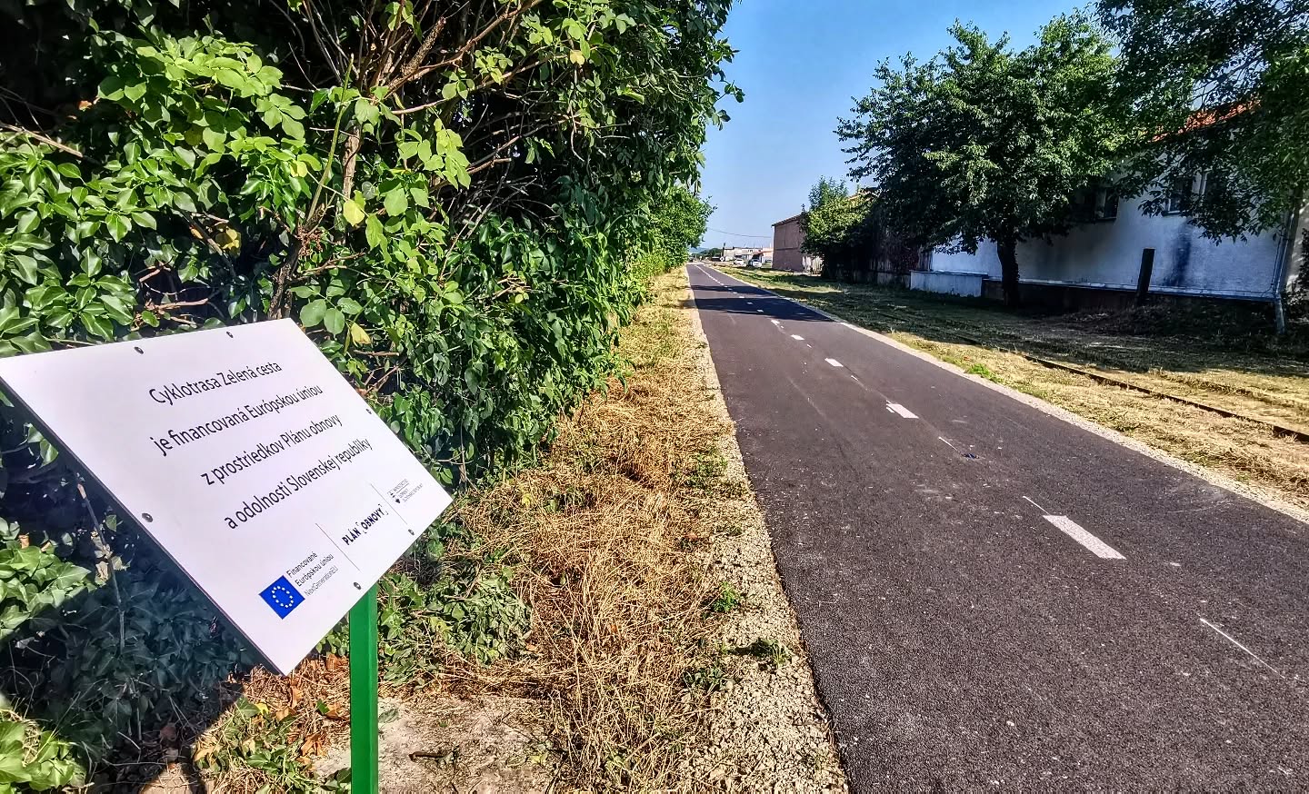 Cyklotrasa ZELENÁ CESTA ⭐ Piešťany - Vrbové | Turisticky.sk